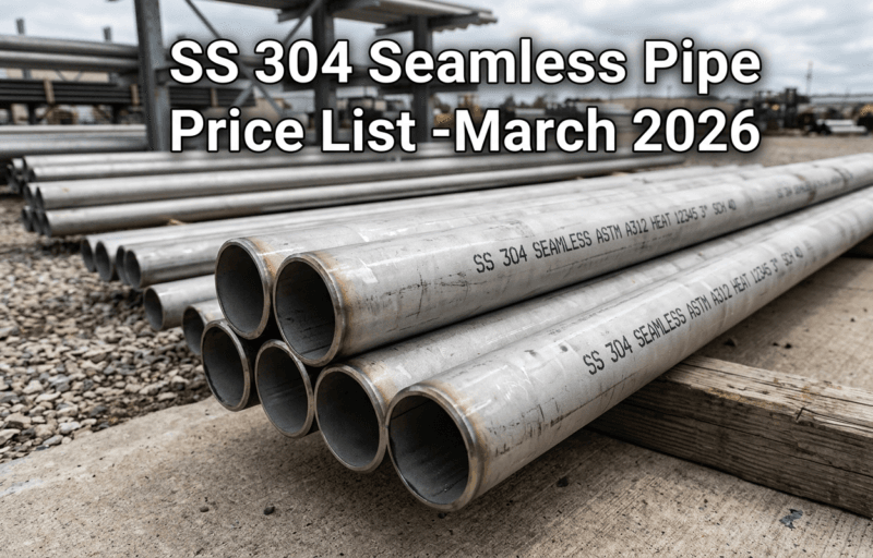 Updated SS 304 Seamless Pipe Price List - March 2026