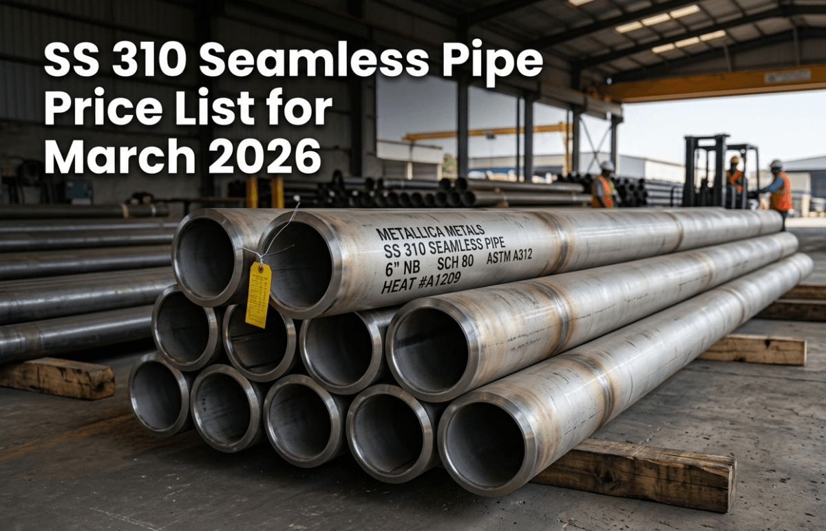 SS 310 Seamless Pipe Price List March 2026 -Latest & Updated